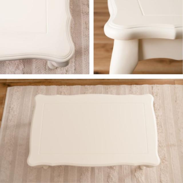 猫脚 こたつテーブル こたつ コタツ テーブル 机 KT-412WH 東谷